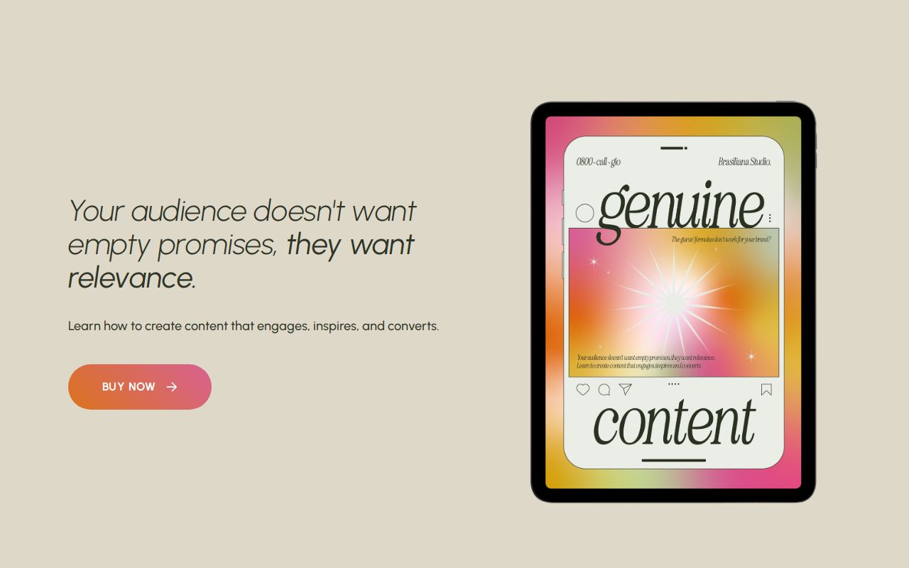 Genuine Content — Your Authentic Content Creation Ebook